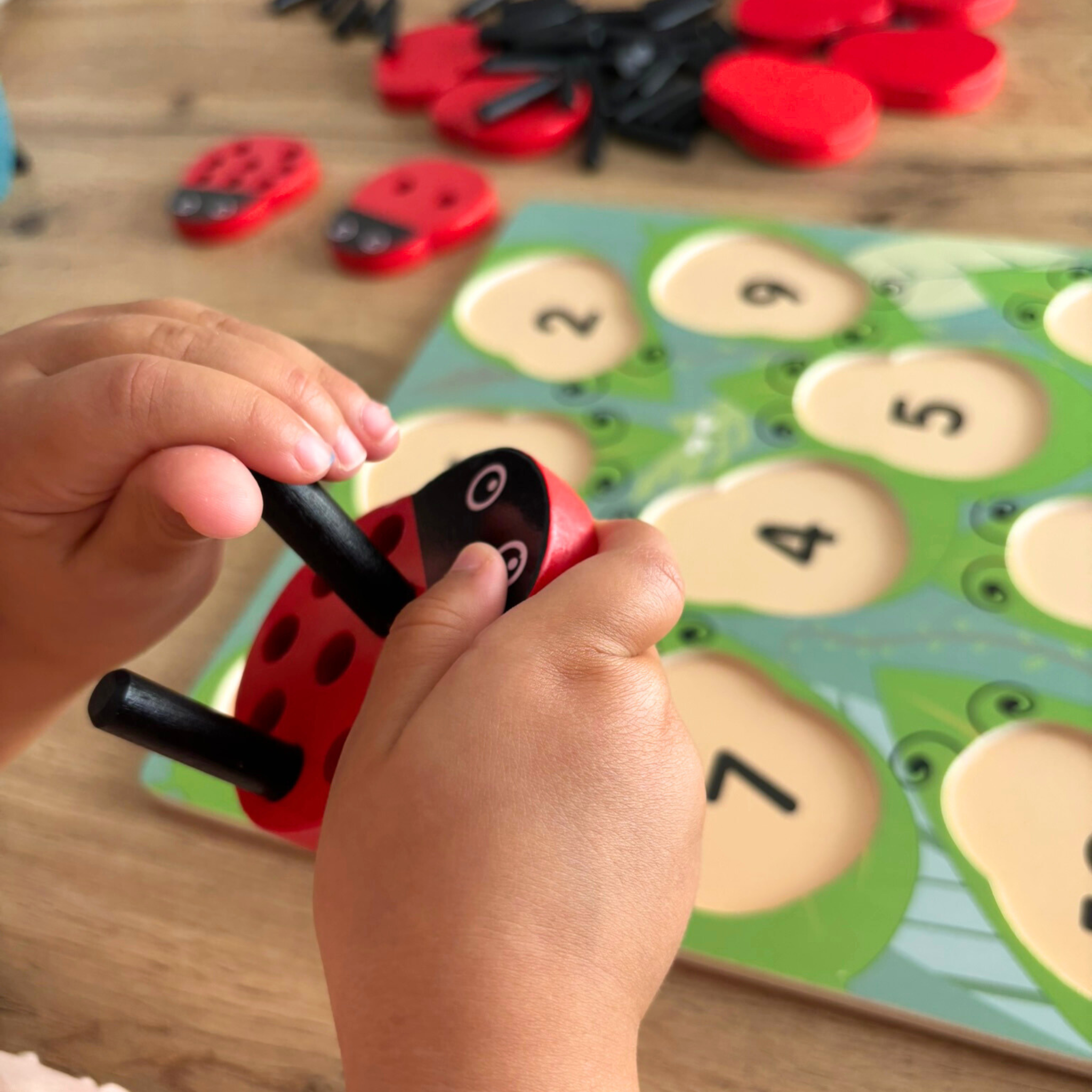 Les coccinelles comptent - Jeu de comptage 3+ | Institut Éveil